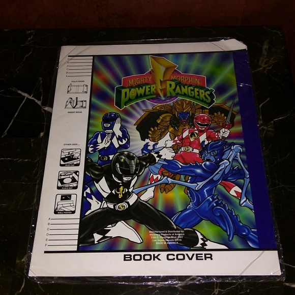 Other | Three Different Print Power Rangers Book Covers | Poshmark